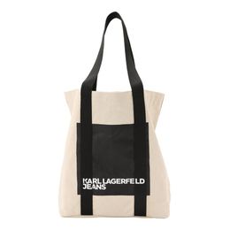 KARL LAGERFELD JEANS Shopper Damen Gr&ouml;&szlig;e One Size beige / schwarz