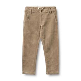 Wheat Jungen Stoffhose "Wheat Trousers Hugo"stone grau, Gr. 110, unifarben, 100% Baumwolle, Hosen