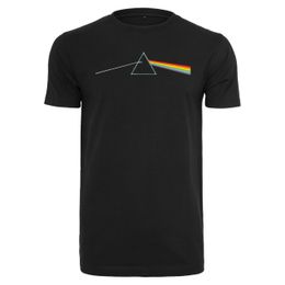 T-Shirt MisterTee "MisterTee Herren Pink Floyd Dark Side of the Moon Tee", Damen, Gr. M, schwarz, 100% Baumwolle, bedruckt, normal, Rundhals, Shirts T-Shirt