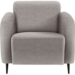 Cocktailsessel Home Affaire "Marone", grau, B:85cm H:76cm T:90cm, Luxus-Microfser weich 100% Polyester;Struktur fein 100% Polyester, Sessel, Cocktailsessel, auch als 2-Sitzer und 3-Sitzer erh&auml;ltlich
