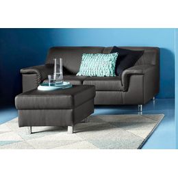 1,5-Sitzer Home Affaire "Jamie, Sofa mit kompakten Stellma&szlig;en f&uuml;r kleine R&auml;ume, Breite 145cm", braun (dunkelbraun), B:145cm H:72cm T:80cm, Sofas