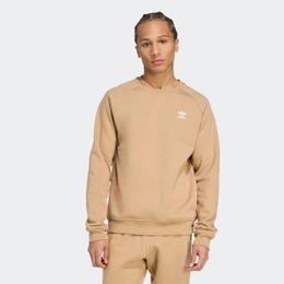 Herren Sweatshirt "ESS CREW"cardboard, Gr. XL, adidas originals, Obermaterial: 70% Baumwolle, 30% Polyester, Sweatshirts, Essentials Pullover, weiche