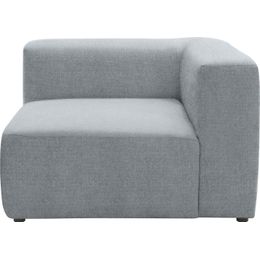 Sofa-Eckelement Home Affaire "Utvik", grau, B:108cm H:69cm T:108cm, 95% Polyester, 5% Nylon, Polsterelemente, als Modul oder separat verwendbar