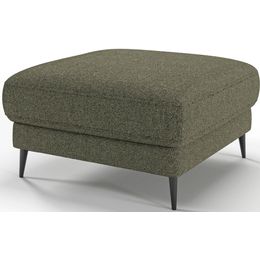 Polsterhocker Home Affaire "Downtown", gr&uuml;n (gr&uuml;ne), B:80cm H:44cm T:80cm, 96% Polyester, 4% Polyacryl, Hocker, Polsterhocker, passend zur Serie, auch in Cord