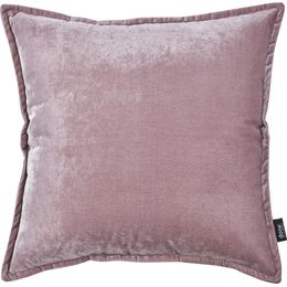 Dekokissen done. "Glam", rosa (altrosa, unifarben), B:65cm L:65cm, Polyester, Dekokissen_Sitzkissen_Kissenh&uuml;llen, unifarben, Rei&szlig;verschluss, Kissenh&uuml;le ohne F&uuml;llung, 1 St&uuml;ck