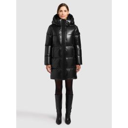 Khujo Damen Steppmantel "HAYA2 SHINY"schwarz, Gr. XXL, unifarben, 100% Polyester, M&auml;ntel