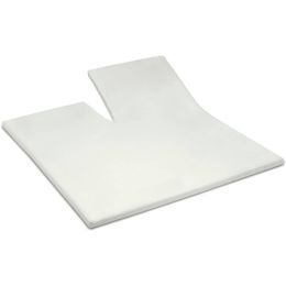 Spannbettlaken Cinderella "Doppeljersey", beige (elfenbein), B:160cm, Double-Jersey, Obermaterial: 100% Baumwolle, Bettlaken, Spannbettlaken, B&uuml;gel- und kn&ouml;tchenfrei, bis 15cm H&ouml;he