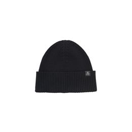 Marc O'Polo Beanie MARC O'POLO "aus reiner Bio-Baumwolle", Herren, schwarz navy, Obermaterial: 100% Baumwolle, unifarben, M&uuml;tzen Beanie