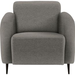 Cocktailsessel Home Affaire "Marone", grau (anthrazit), B:85cm H:76cm T:90cm, Luxus-Microfser weich 100% Polyester;Struktur fein 100% Polyester, Sessel, Cocktailsessel, auch als 2-Sitzer und 3-Sitzer erh&auml;ltlich