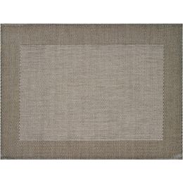 Platzset stuco "Cadre", braun (bronzefarben), B:33cm L:45cm, Obermaterial: 75% Polyethylen, 25% Polyester, Platzsets