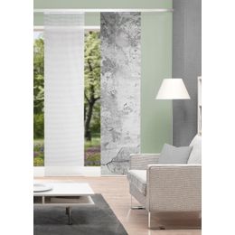 Schiebegardine Vision S "RAGUL" Gr. 1, grau, B:60cm H:260cm, Polyester, Gardinen, Schiebevorhang digitalbedruckt RAGUL