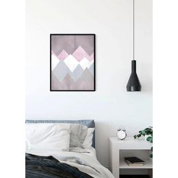 Bild Komar "Sunrise Mountain Gentle", bunt (farbe bild(er): bunt), B:30cm H:40cm, Holz, Papier, Bilder, Bild, Wandbild zur Dekoration - ohne Rahmen