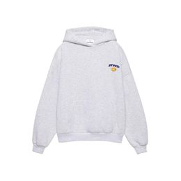 Pull&Bear Pull&Bear Sweatshirt 'STWD GALLETA' Damen Gr&ouml;&szlig;e M dunkelblau / curry / silbergrau / graumeliert