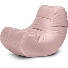 Sitzsack MAGMA HEIMTEX "Salsa SCUBA", rosa (altrose), B:110cm H:60cm, Bezug: 100% Polyester, Sitzs&auml;cke, Sitzsack