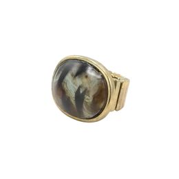 Fingerring "MysticAura", golden, Collezione Alessandro, Fingerringe, Damen, Messing, Fingerring