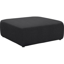 Polsterhocker Home Affaire "Utvik", grau (anthrazit), B:98cm H:42cm T:98cm, 95% Polyester, 5% Nylon, Hocker, Polsterhocker, passend zur Polster-Serie UTVIK