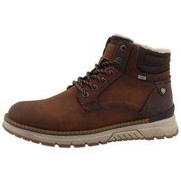 Tom Tailor Herren Winterboots, Gr. 43braun used, Lederimitat, Schuhe, mit Innenrei&szlig;verschluss