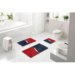 Badematte Batex "Gelo", rot, H:27mm, Polyacryl, Badematten, Badematte, extra weiches und pflegeleichtes Garn