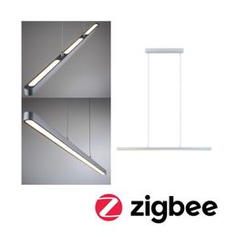 Paulmann LED Pendelleuchte "Lento Smart Home Zigbee 3x13,5W 230V Aluminium/Kunststoff", grau (chromfarben), 3, H: 2,5cm, 1 Stk., Leuchten, TunableWhite, LED Pendelleuchte