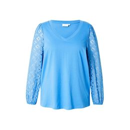 Only Carmakoma Shirt 'CAREFFIE' Damen Gr&ouml;&szlig;e 7XL royalblau