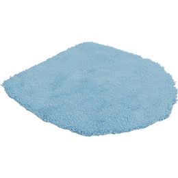 Badematte Batex "Deckel Batex", blau, H:15mm, Polyacryl, Badematten, Badematte, extra weiches und pflegeleichtes Garn