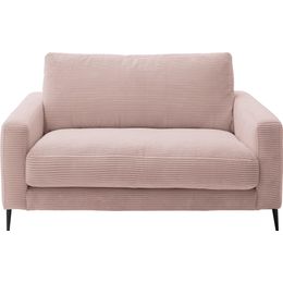 1,5-Sitzer Home Affaire "Downtown B/T/H: 152/105/84 cm", rosa, B:152cm H:84cm T:105cm, 88% Polyester, 12% Polyacryl, Sofas, weicher Sitzkomfort, Cord, gem&uuml;tliches Loungem&ouml;bel zum Relaxen