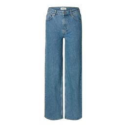 Selected Jeans 'SLFWide Bea-Kori' Damen Gr&ouml;&szlig;e 32 blue denim