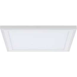 BRILLIANT LED Panel "Laurice", weiß, 1, H: 5cm, 1 Stk., Leuchten, 40x40 cm, dimmbar, CCT, Frame-Light, 2400 Lumen, Metall/Kunstst., weiß