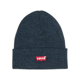 Levi's Beanie LEVI'S "Beanie Red Betwing", Herren, blau (navy blau), Kunstfaser, bestickt, Mützen Beanie