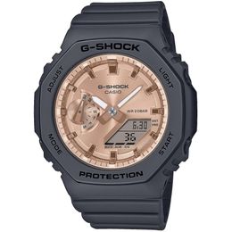 Chronograph CASIO G-SHOCK, rosa (schwarz, rosegoldfarben), Armbanduhren, Damen, Chronograph, Quarzuhr, Armbanduhr, Damen, Herren, digital, bis 20 bar wasserdicht