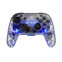 Controller "Afterglow Deluxe, NS, Transparent", transparent, B:13,6cm H:7,2cm T:15,6cm, PDP - PERFORMANCE DESIGNED PRODUCTS, Spielecontroller