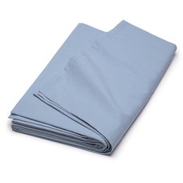 Bettlaken Cinderella "Sundays für 18 cm Höhe", blau (hellblau), B:160cm L:260cm, Satin, Obermaterial: 100% Baumwolle, Bettlaken, Bettlaken, OEKO-TEX-zertifiziert