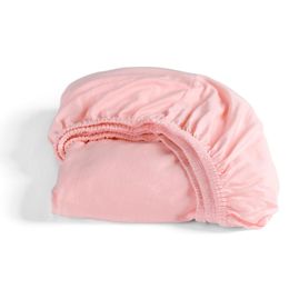 Spannbettlaken Cinderella "Jersey", rosa, B:200cm, Jersey, Obermaterial: 100% Baumwolle, Bettlaken, Spannbettlaken, b&uuml;gel- und kn&ouml;tchenfrei, bis 25 cm H&ouml;he