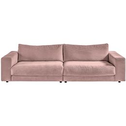 Big-Sofa Home Affaire "Enisa, bequeme, legere Polsterung B/T/H: 290/127/85 cm, Mega Sofa", rosa (altrosa), B:290cm H:85cm T:127cm, Cord (88% Polyester / 12% Polyacryl), Sofas, Big-Sofa, Zeitloses und stylisches Loungem&ouml;bel, in Fein- und Breitcord