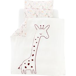Tr&auml;umeland Babybettw&auml;sche TR&Auml;UMELAND, bunt (wei&szlig;, grau, gelb, braun, mint), B/L: 80cm x 80cm, 1 Stk., 1 Stk., Jersey, B/L: 35cm x 40cm, 2 Stk., Jersey, Obermaterial: 100% Baumwolle, Bettw&auml;sche