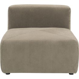 Sofaelement Home Affaire "Gerrid", braun (schlamm), B:85cm H:69cm T:108cm, 100% Polyester, Polsterelemente, Cord-Bezug, Mittelelement, auch einzeln stellbar