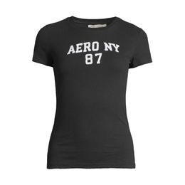 A&eacute;ropostale Shirt 'AUG AERO NY 87' female Black size XL