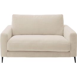 1,5-Sitzer Home Affaire "Downtown B/T/H: 152/105/84 cm", beige (nature), B:152cm H:84cm T:105cm, 88% Polyester, 12% Polyacryl, Sofas, weicher Sitzkomfort, Cord, gem&uuml;tliches Loungem&ouml;bel zum Relaxen