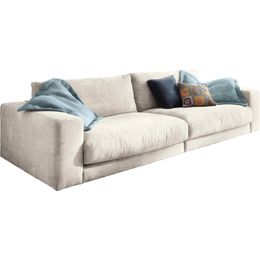 Big-Sofa Home Affaire "Enisa, bequeme, legere Polsterung B/T/H: 290/127/85 cm, Mega Sofa", wei&szlig;, B:290cm H:85cm T:127cm, Cord (88% Polyester / 12% Polyacryl), Sofas, Big-Sofa, Zeitloses und stylisches Loungem&ouml;bel, in Fein- und Breitcord