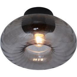 It'S About Romi IT'S ABOUT ROMI Deckenleuchte "BRUSSELS", grau (rauchglas), 1, &Oslash; 27cm, 1 Stk., Leuchten, Ist Wandleuchte c.q Deckenleuchte und kommt mit Kabel, Designlampe