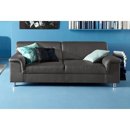 2,5-Sitzer Home Affaire "Jamie zeitlos elegant, klares Design, komfortabel", braun (dunkelbraun), B:190cm H:72cm T:80cm, Sofas