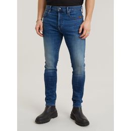 G-Star Raw G-STAR Herren Regular-fit-Jeans "Revend Skinny Jeans"medium indigo aged, Gr. 30, Obermaterial: 7% Elastomultiester, 1% Elasthan, Jeans