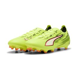 Fu&szlig;ballschuh Puma "ULTRA 6 MATCH FG/AG Fu&szlig;ballschuhe Erwachsene", Damen, Gr. 42.5, gelb alert schwarz glowing rot lime squeeze, Obermaterial: Synthetik, Textil. Futter: Synthetik, Textil. Innensohle: Textil. Laufsohle: Synthetik, Schuhe Fu&szlig;ballschuh