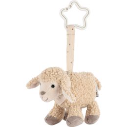 Greifspielzeug STERNTALER "Anhänger Schaf Flocke", beige (sand), Greifspielzeug, KinderB:22cm H:22cm, Baumwolle, Polyester, B:22cm H:22cm
