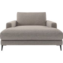 Chaiselongue Home Affaire "Downtown Loungem&ouml;bel zum Relaxen, B/T/H: 132/170/84 cm", beige (natur), B:132cm H:84cm T:170cm, 96% Polyester, 4% Polyacry, Sofas, Chaiselongue, auch in Boucl&eacute;, Cord und Easy care - leicht mir Wasser zu reinigen