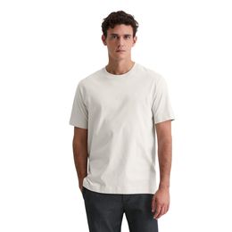 Marc O'Polo T-Shirt MARC O'POLO "aus reiner Bio-Baumwolle", Damen, Gr. XL, concrete clay, Obermaterial: 100% Baumwolle, unifarben, Basic, skinny fit, Rundhals, normaler Saum, Shirts T-Shirt