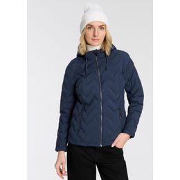 Steppjacke Killtec "KOW 23 WMN QLTD JCKT", Damen, Gr. 40, blau (nachtblau), Obermaterial: 100% Polyester. Futter: 100% Polyester. Wattierung: 100% Polyester, Jacken Steppjacke, wärmend & wind- & wasserabweisend