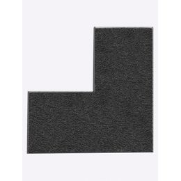 Badematte Grund Gr. 2, anthrazit, rechteckig (70cm x 70cm ), 1 Stk., Badematten, Badematte