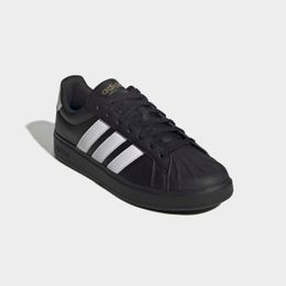 Damen Sneaker "STREETTALK", adidas Sportswear, Gr. 44core schwarz, cloud wei&szlig;, matte gold, Synthetik, Schuhe