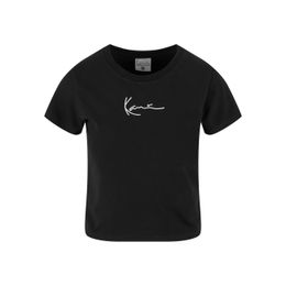T-Shirt Karl Kani "Karl Kani Damen", Damen, Gr. S, schwarz, 95% Baumwolle, 5% Elasthan, bedruckt, slim fit, Rundhals, Shirts T-Shirt